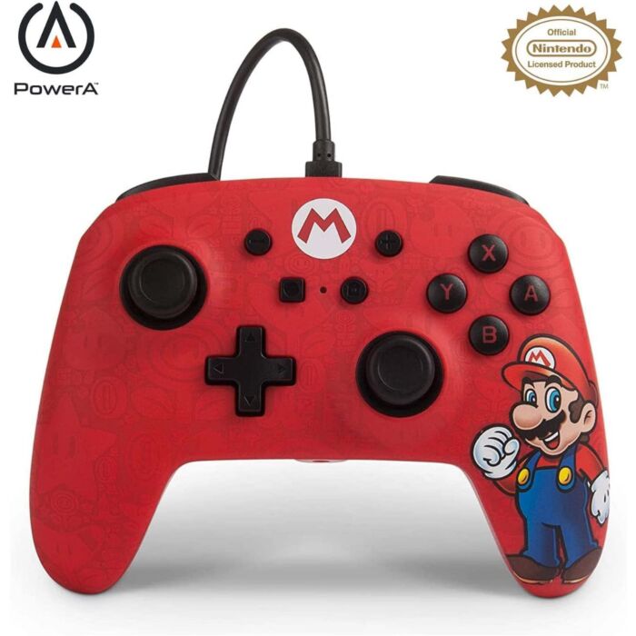 Nintendo Switch Enhanced Wired Controller - Mario