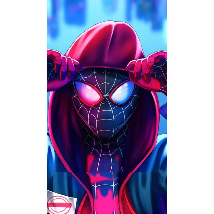 Spider Man Into Spider Verse - Portrait