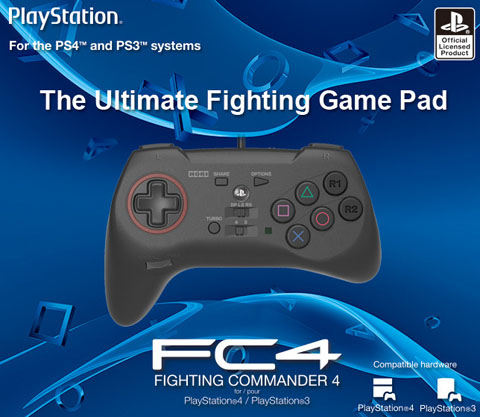 HORI Fighting Commander 4 Controller - (PS4 / PS3)